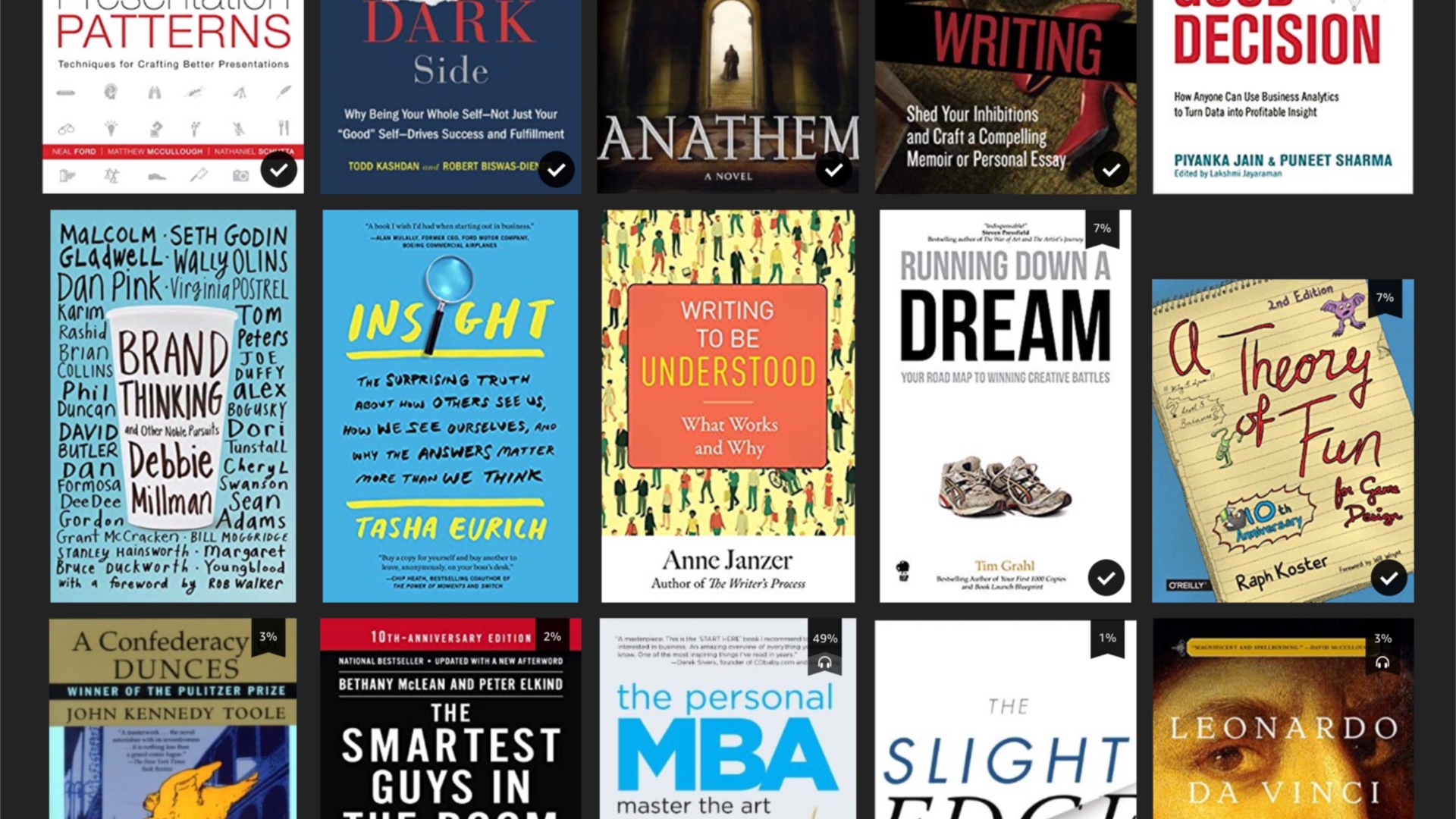 Read more books (until you need to read fewer books)